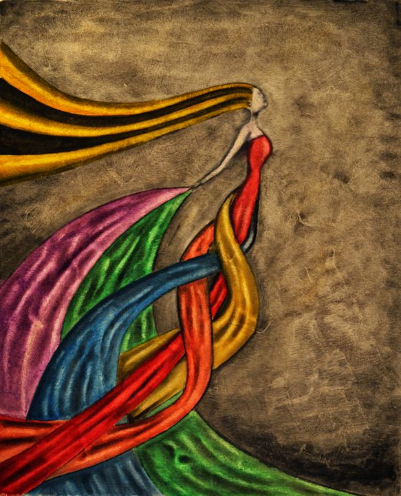 dream - Alejandro D - Paintings & Prints, Abstract, Collage - ArtPal