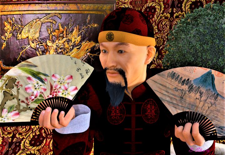 Seller of wares - GalleryGazers - Digital Art & AI, People & Figures ...