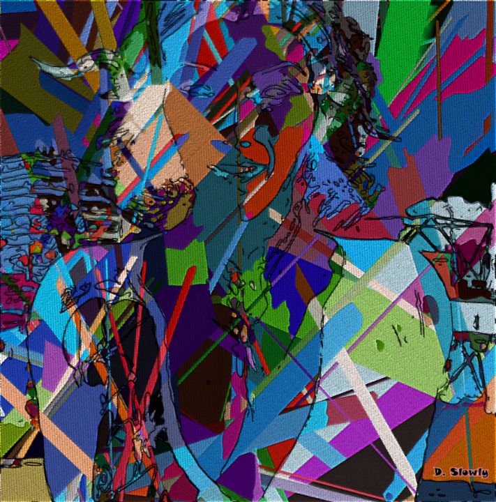 Where do I begin, Where do I end - GalleryGazers - Digital Art & AI, Abstract, Color - ArtPal