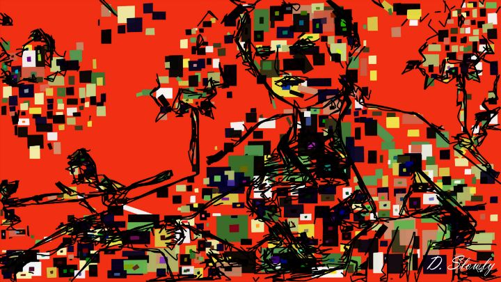 764-Abstract-Mod Rectangles - GalleryGazers - Digital Art & AI, Abstract, Figurative - ArtPal