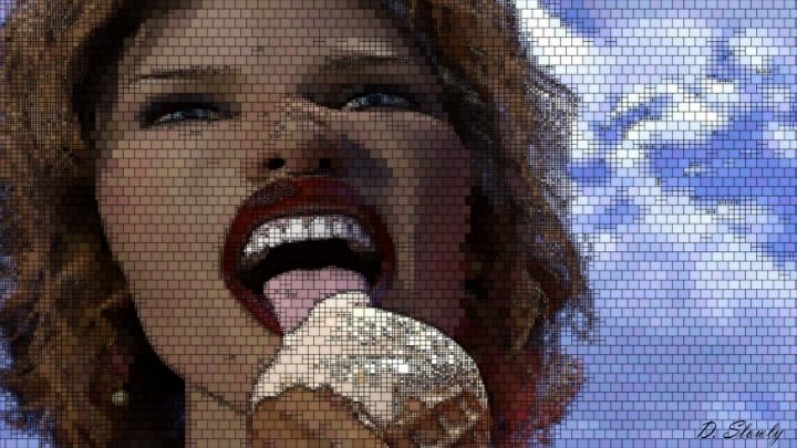 786-Ice Scream Grid with Hatch - GalleryGazers - Digital Art & AI ...