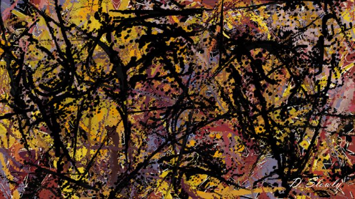 849-J Pollock - GalleryGazers - Digital Art & AI, Abstract, Other ...