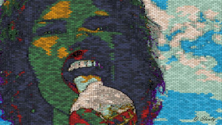 921-Ice Scream Mosaic Palettize - GalleryGazers - Digital Art, Abstract ...