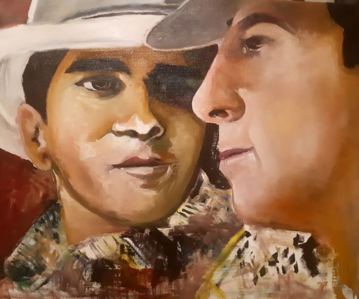 Sebastian and Charles Contra Mundum - Nils J Riedl - Paintings & Prints ...