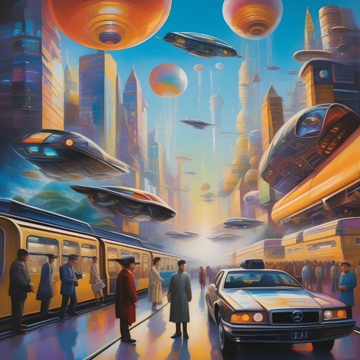 Hi-Tech City - Hunris Digital Artworks - Digital Art & AI, Science ...