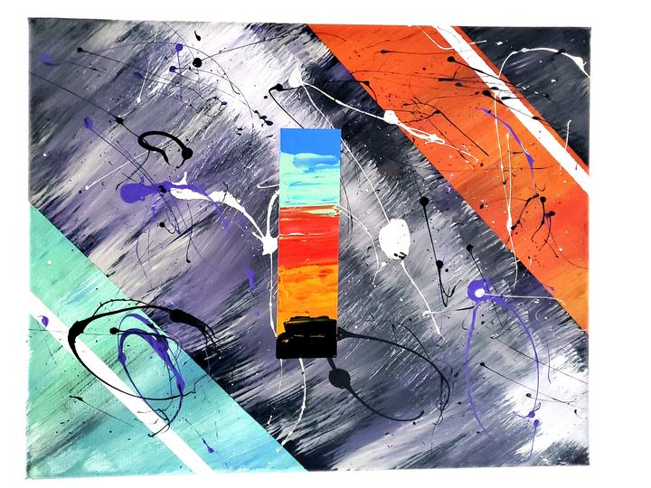 Still Busy - Art Jokes - Paintings & Prints, Abstract, Color - ArtPal