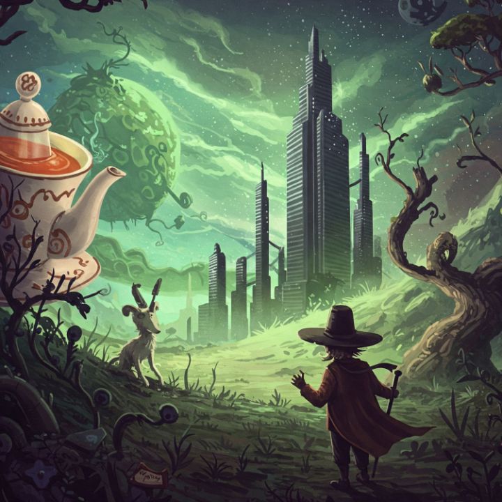 Surreal Dreamscape - Up & Alta - Drawings & Illustration, Buildings ...