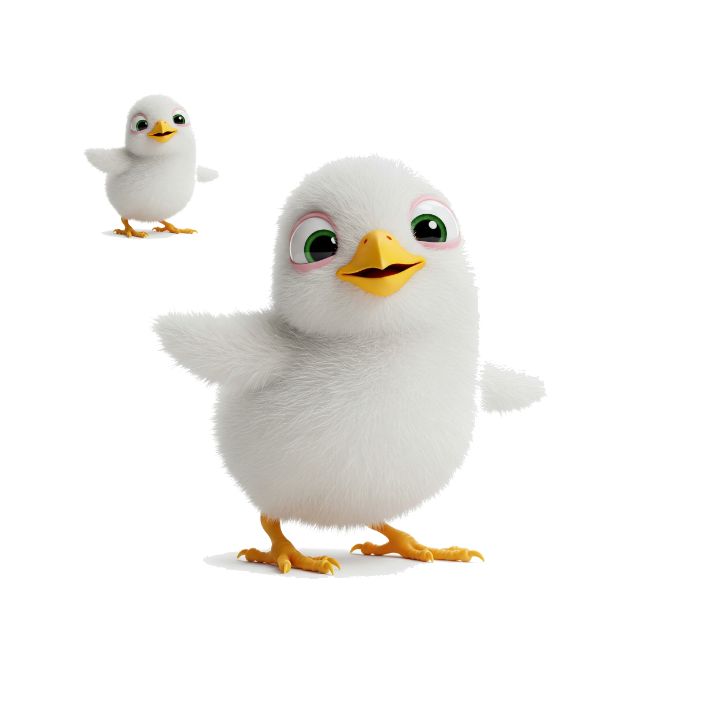 Adorable Fluffy Chick - Up & Alta - Drawings & Illustration, Animals ...