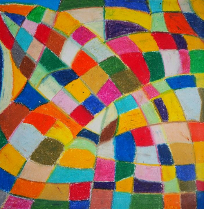 Print for hand painted scarf - Kate Kennedy - Paintings & Prints ...