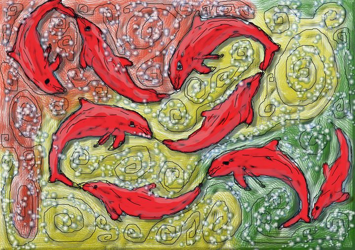 DOLPHINSPACE - ABSTRACT MADNESS - Paintings & Prints, Abstract, Other ...