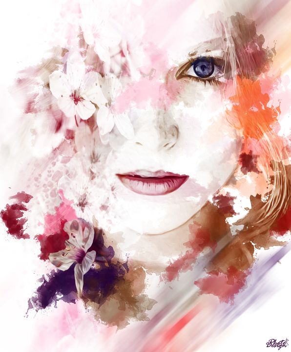 Sakura Girl - Photo Design AJ - Digital Art & AI, People & Figures ...