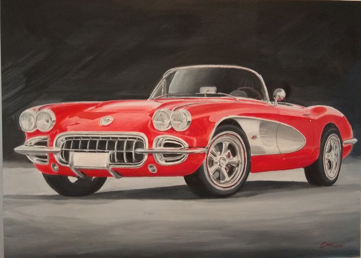 corvete - Emil Atanasov EMO - Paintings & Prints, Vehicles ...