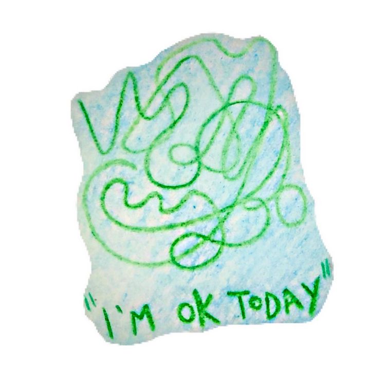 "I'M OK TODAY" - Bright Eye Stickers - Crafts & Other Art, Stickers ...