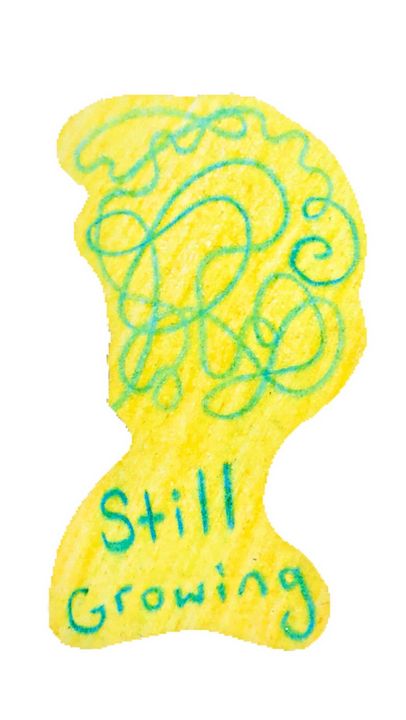 Still Growing - Bright Eye Stickers - Crafts & Other Art, Stickers - ArtPal