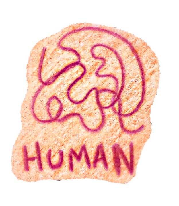 HUMAN - Bright Eye Stickers - Crafts & Other Art, Stickers - ArtPal