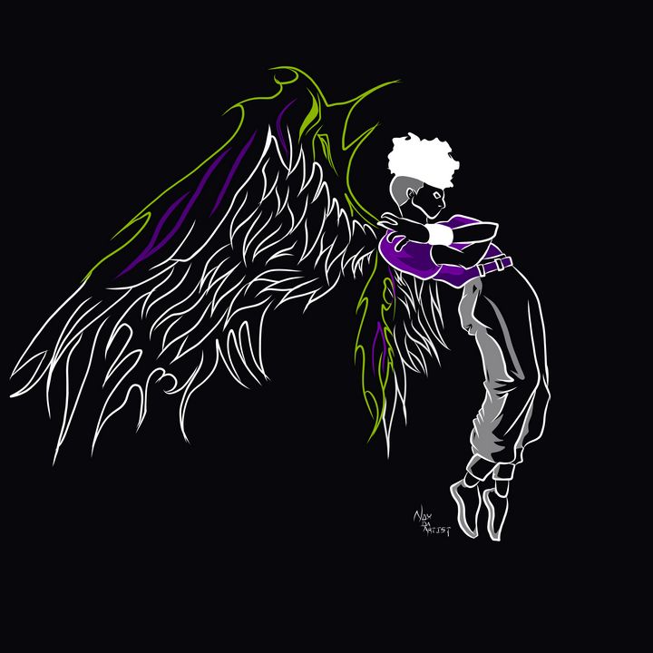 Afro Angel #4 - Nox da Artist - Digital Art & AI, Religion, Philosophy ...