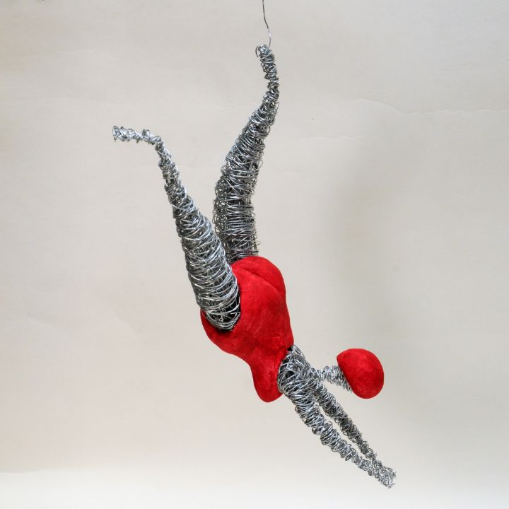 Fat Lady Diving - Katerina Haritopoulou - Sculptures & Carvings, People ...