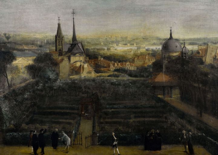 The abbey of Saint-Victor view of t - Classical Artworks Bay ...