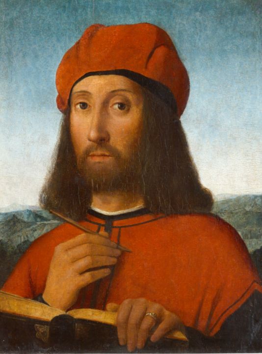 Portrait of a Man with Red Beret and - Classical Artworks Bay ...