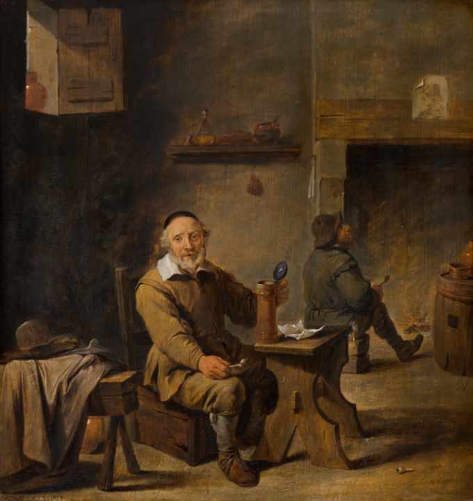 The Old Beer Drinker - Classical Artworks Bay - Paintings & Prints ...