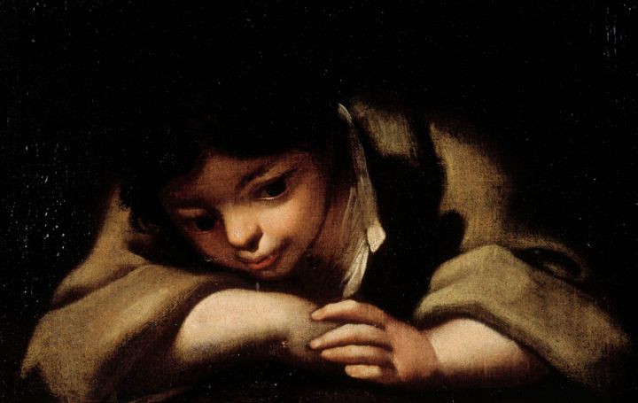 A boy resting - Classical Artworks Bay - Paintings & Prints, People ...