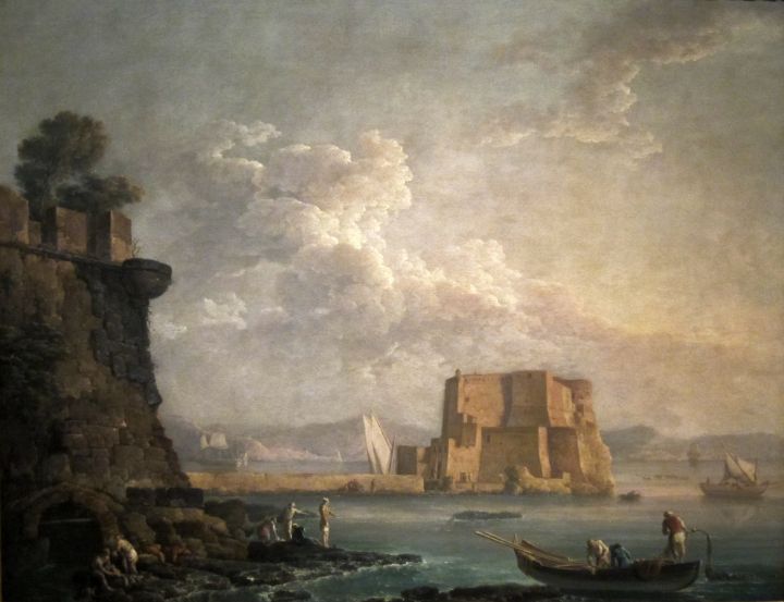 Castel dell'Ovo Naples - Classical Artworks Bay - Paintings & Prints ...