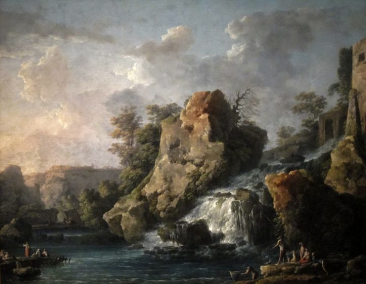 Teverone Cascade - Classical Artworks Bay - Paintings & Prints, People ...