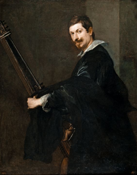 Man with a Lute - Classical Artworks Bay - Paintings & Prints, People ...