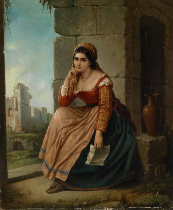 The Letter - Classical Artworks Bay - Paintings & Prints, People ...