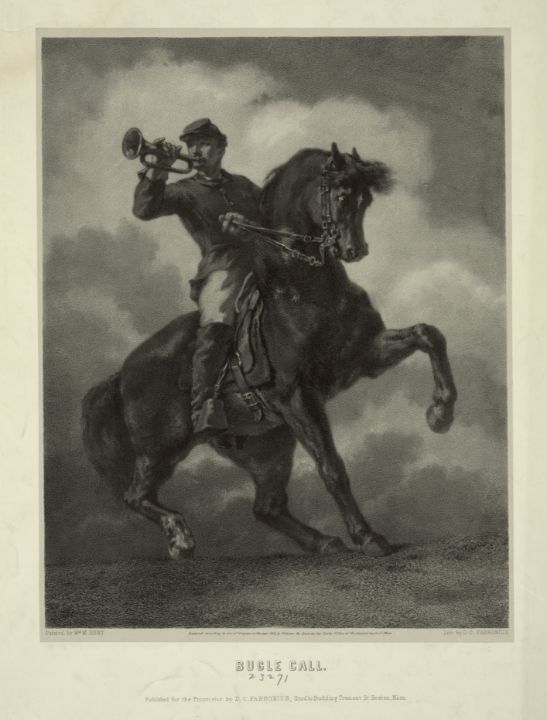 Bugle call - Classical Artworks Bay - Paintings & Prints, People ...