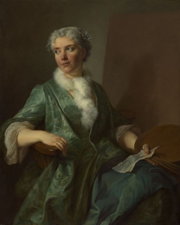 Portrait of a Woman Artist - Classical Artworks Bay - Paintings ...