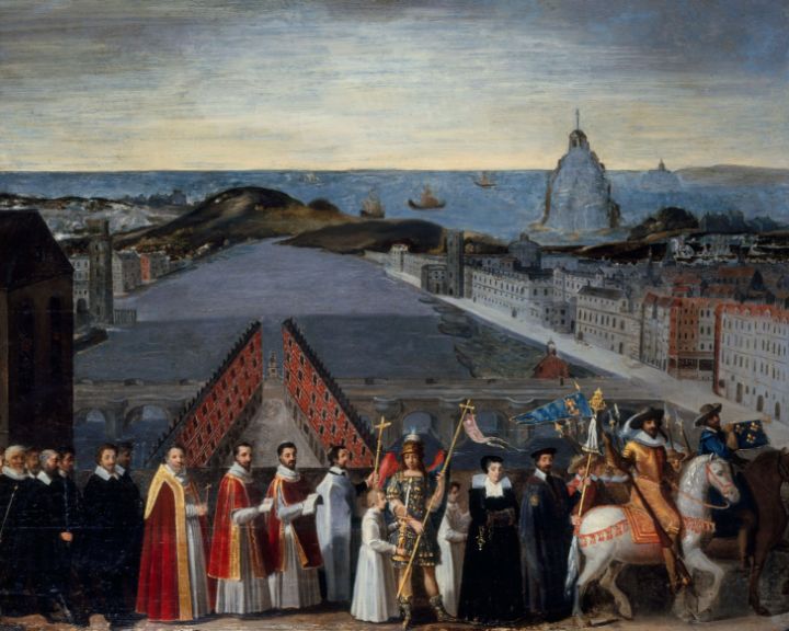 Procession of the Parisian brotherho - Classical Artworks Bay ...