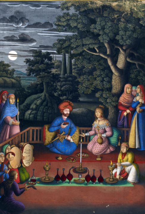 Bahram Gur with the Indian Princess - Classical Artworks Bay ...