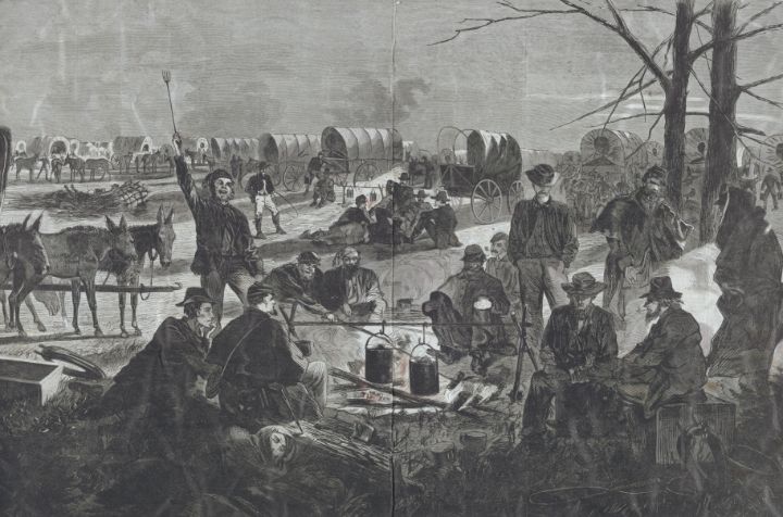 Print Halt of a Wagon-train from H - Classical Artworks Bay - Paintings ...