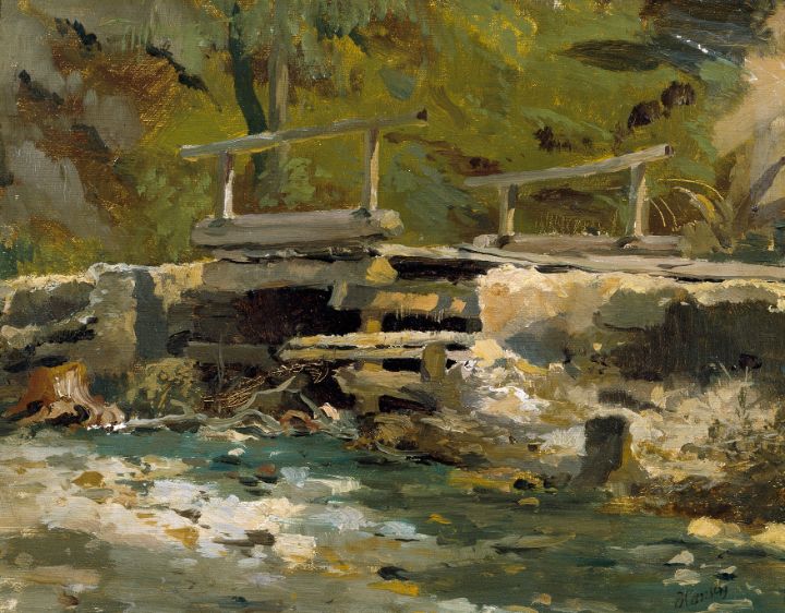 Brook bridge - Classical Artworks Bay - Paintings & Prints, People ...