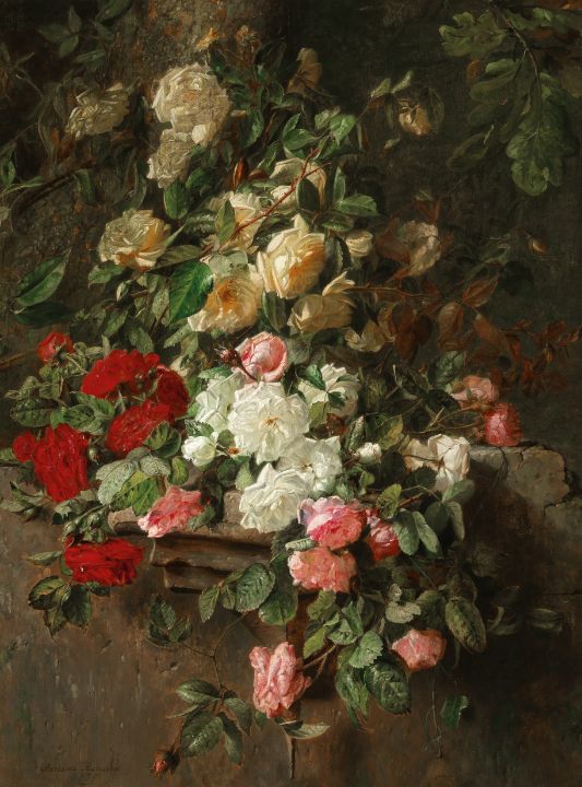 Blumenbouquet mit Rosen - Classical Artworks Bay - Paintings & Prints ...