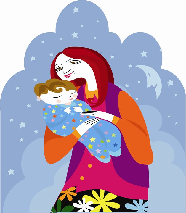 Sleepabye Baby - Aviva Gittle Gifts - Paintings & Prints, People ...