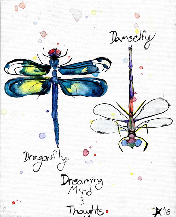 Flies - Margot Sin - Paintings & Prints, Animals, Birds, & Fish, Bugs ...