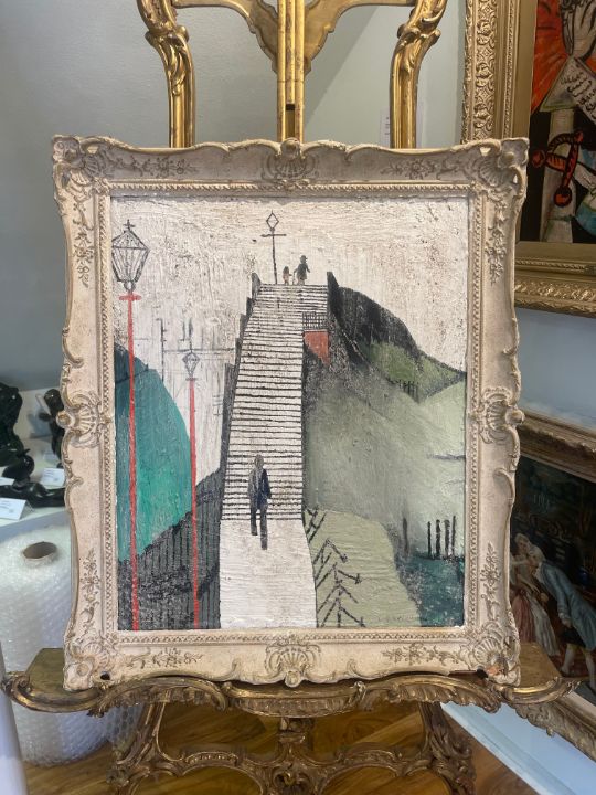 OLD MASTER L S LOWRY OIL PAINTING - Vintage Fine Art - Paintings ...