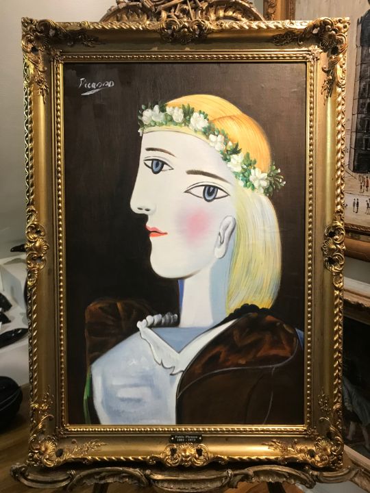 OLD MASTER PICASSO OIL PAINTING - Vintage Fine Art - Paintings & Prints ...