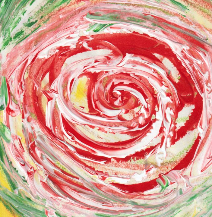 Texture Rose - Cat Louisiana - Paintings & Prints, Abstract, Movement ...