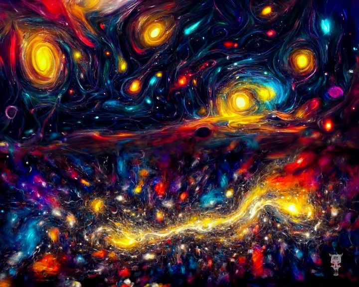 Abstract Galaxy - Nick Munnell - Digital Art & AI, Abstract, Other ...