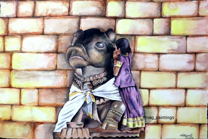 Murmuring - MAG Paintings - Paintings & Prints, Ethnic, Cultural ...