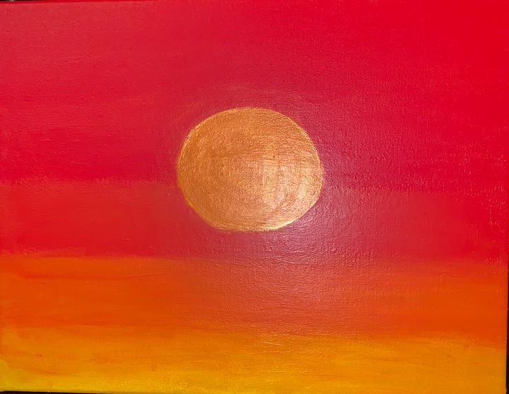 Fierce Sunset - Skye's Artistry - Paintings & Prints, Landscapes ...