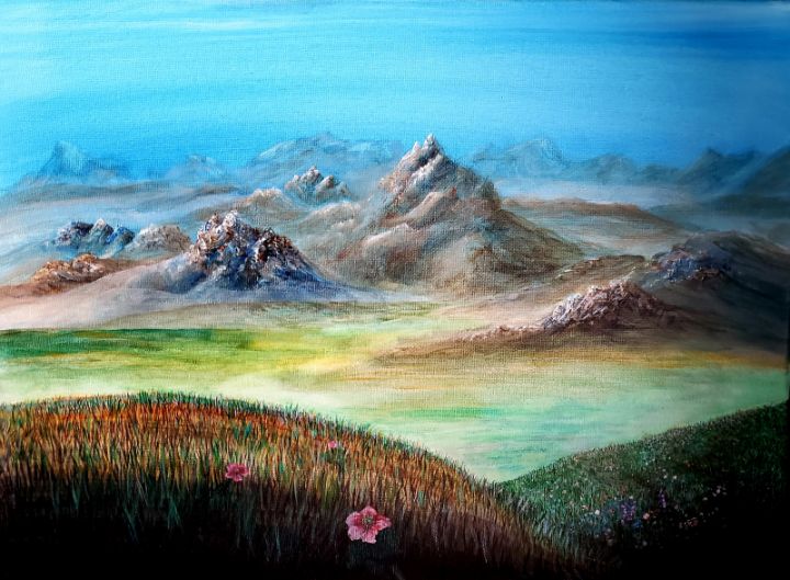 Breath of Spring - Corbin Whittle - Paintings & Prints, Landscapes ...