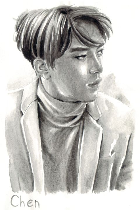 Chen (2016) - Blur - Paintings & Prints, People & Figures, Portraits ...