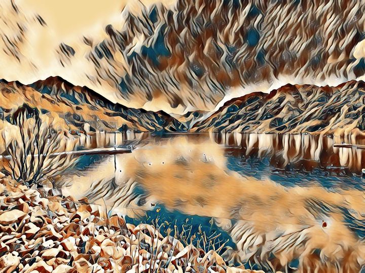 The Desert Cove - Markell Smith Gallery - Paintings & Prints ...