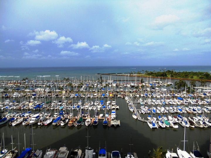 Waikiki Marina - Markell Smith Gallery - Paintings & Prints, Landscapes ...