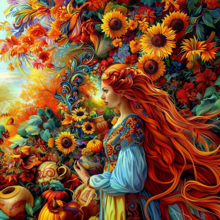 Blissful Artwork - Digital Art & AI