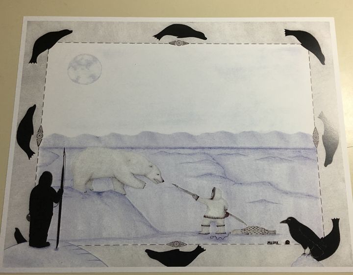 Unique inupiaq print - Misak inupiaq art - Paintings & Prints, Ethnic ...